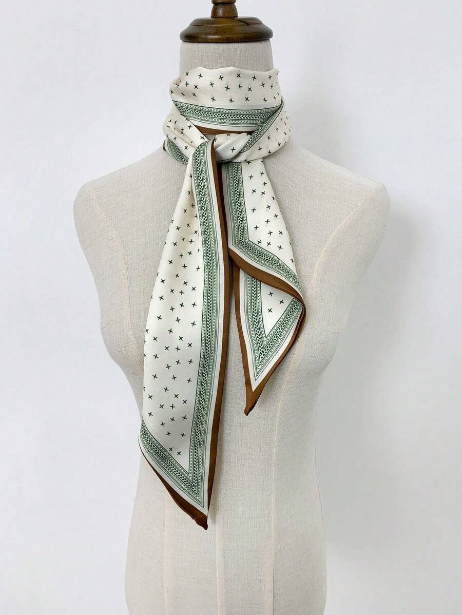 Star Pattern Skinny Scarf | SHEIN USA