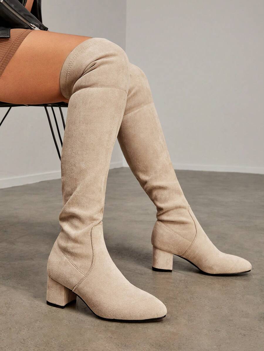 CUCCOO SZL Women Solid Color Simple High-Heeled Shoes Suitable For ...