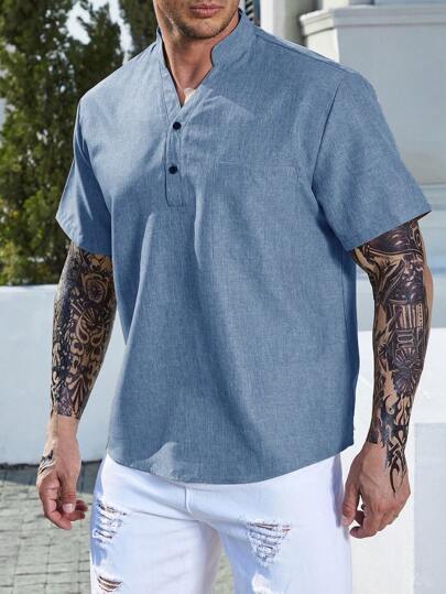 Men Plus Size Shirts | Fashion Men Plus Size Shirts | SHEIN USA