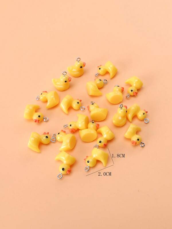 20pcs/set Duck DIY Pendant | SHEIN UK