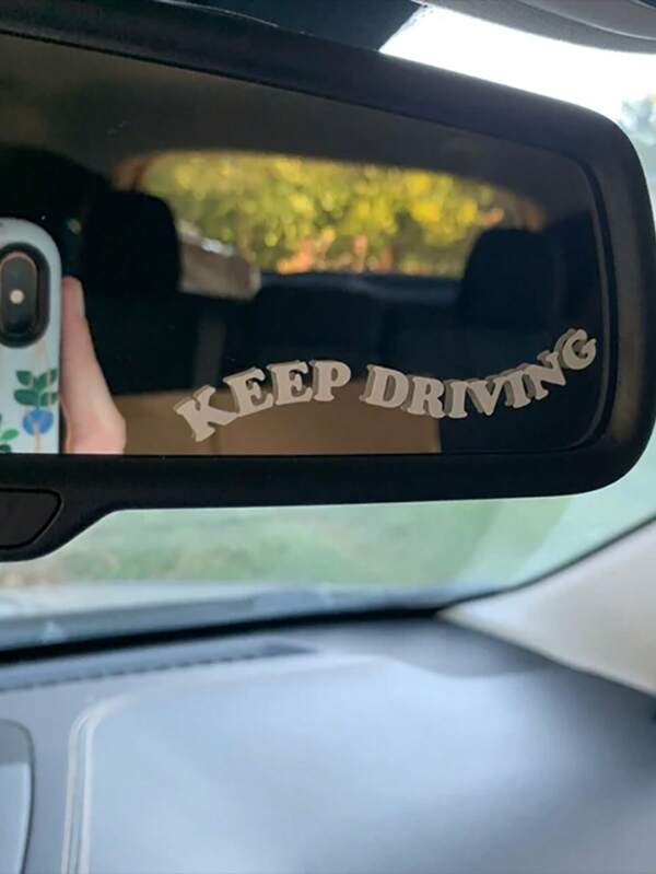 1pc Letter Design PVC Car Sticker | SHEIN UK