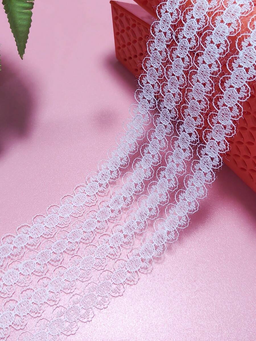 1pc White Embroidered Lace, Nylon Lace Strip, For DIY Sewing for Sale ...