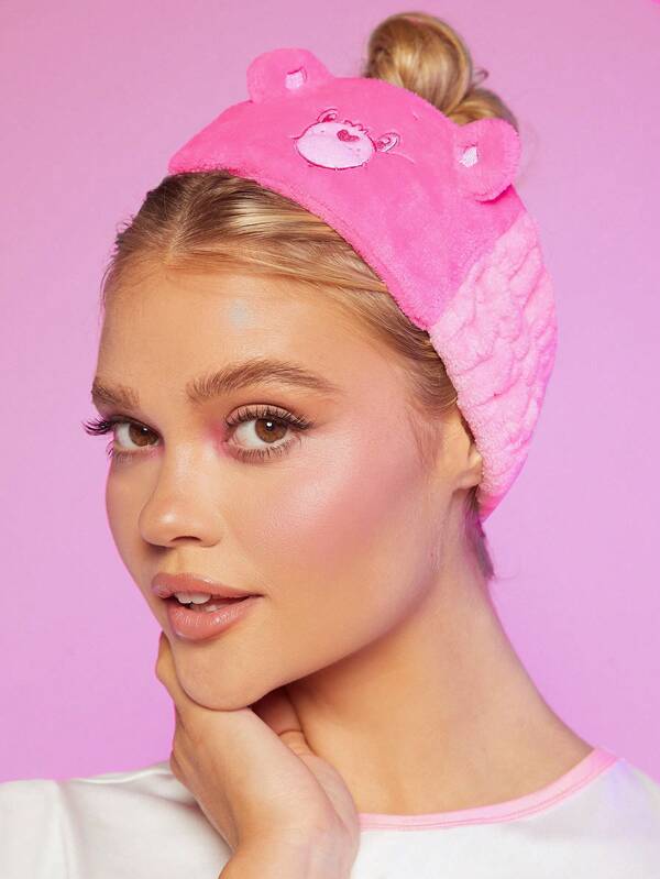 Shein X Care Bears 1pc Bear Embroidery Bath Headband Shein Usa