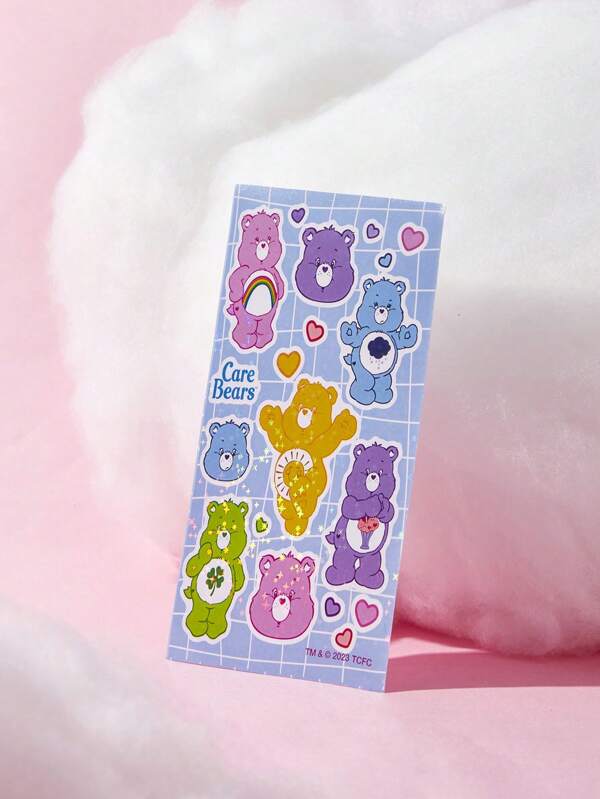 Shein X Care Bears 5pcs Bear Pattern Sticker For Sale Australia New