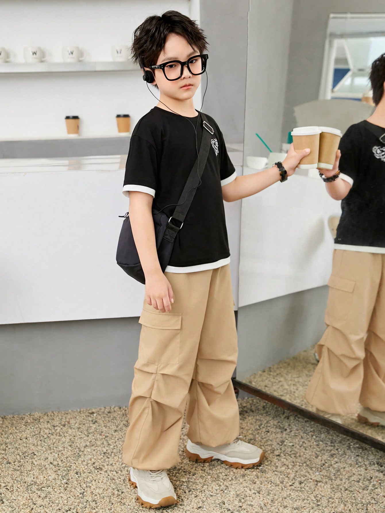 SHEIN Boys Flap Pocket Side Cargo Pants | SHEIN USA