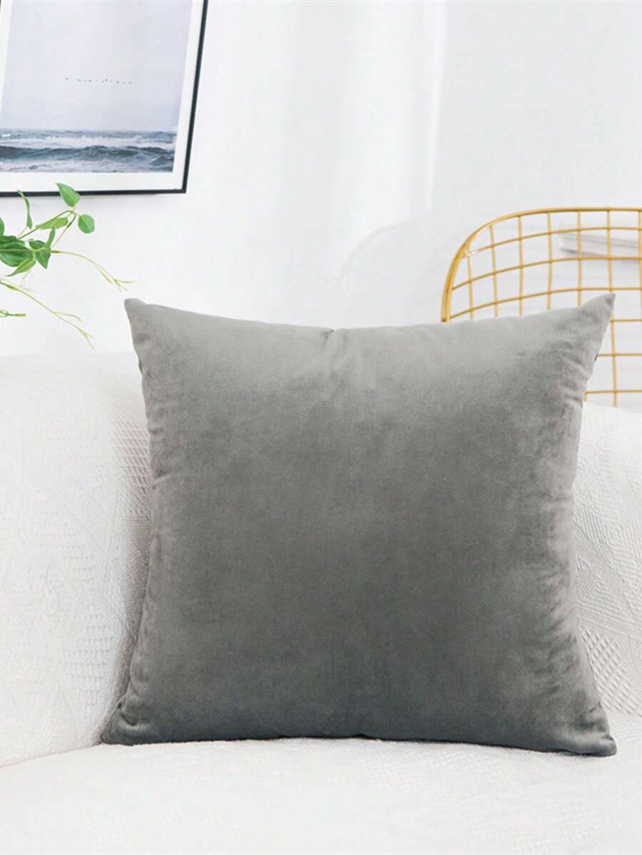 1pc Solid Cushion Cover | SHEIN USA