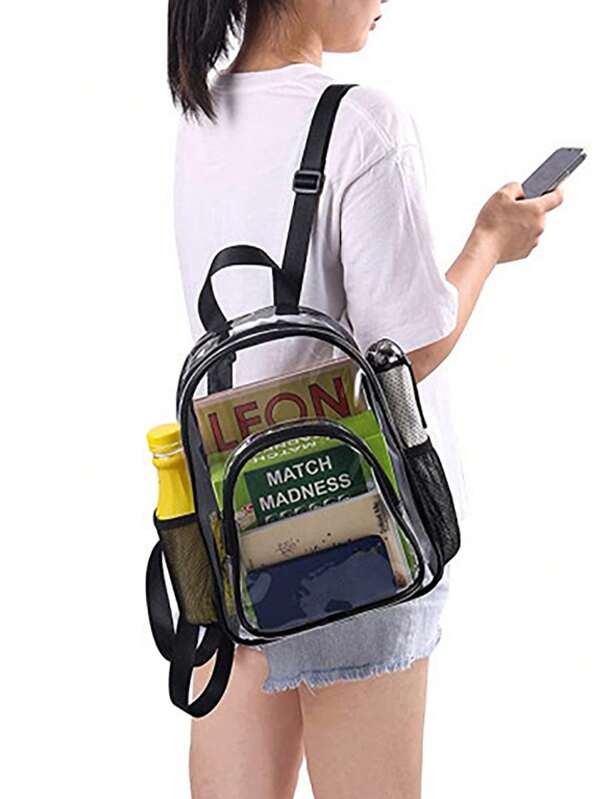 Waterproof,Portable,Lightweight Clear Backpack Stadium Approved, Clear ...