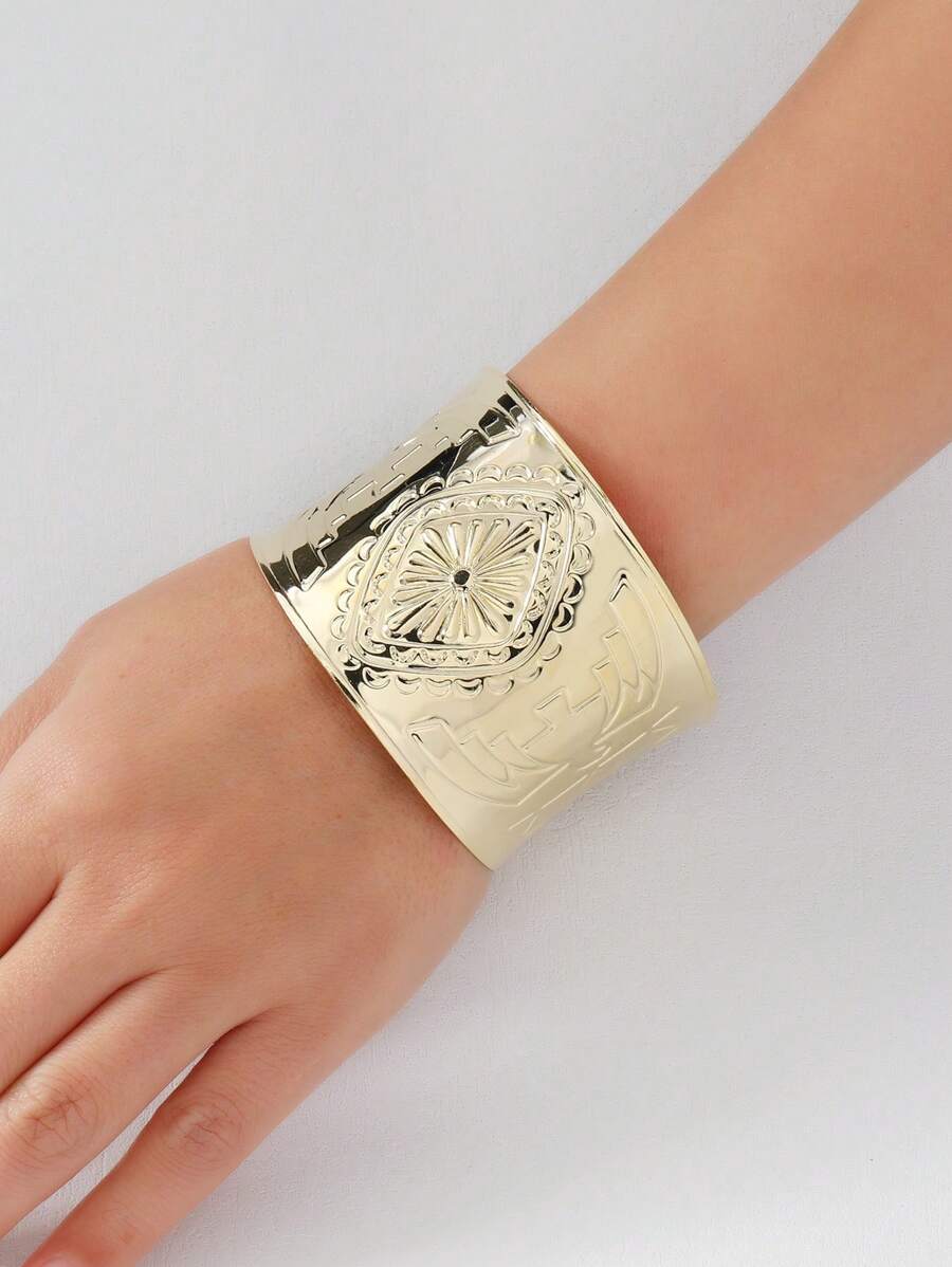 Textured Cuff Bangle | SHEIN USA