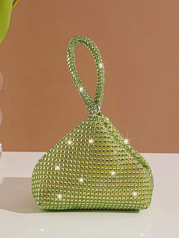 Glamour glitter scintillanti, paillettes, lusso, borsa in plastica ...