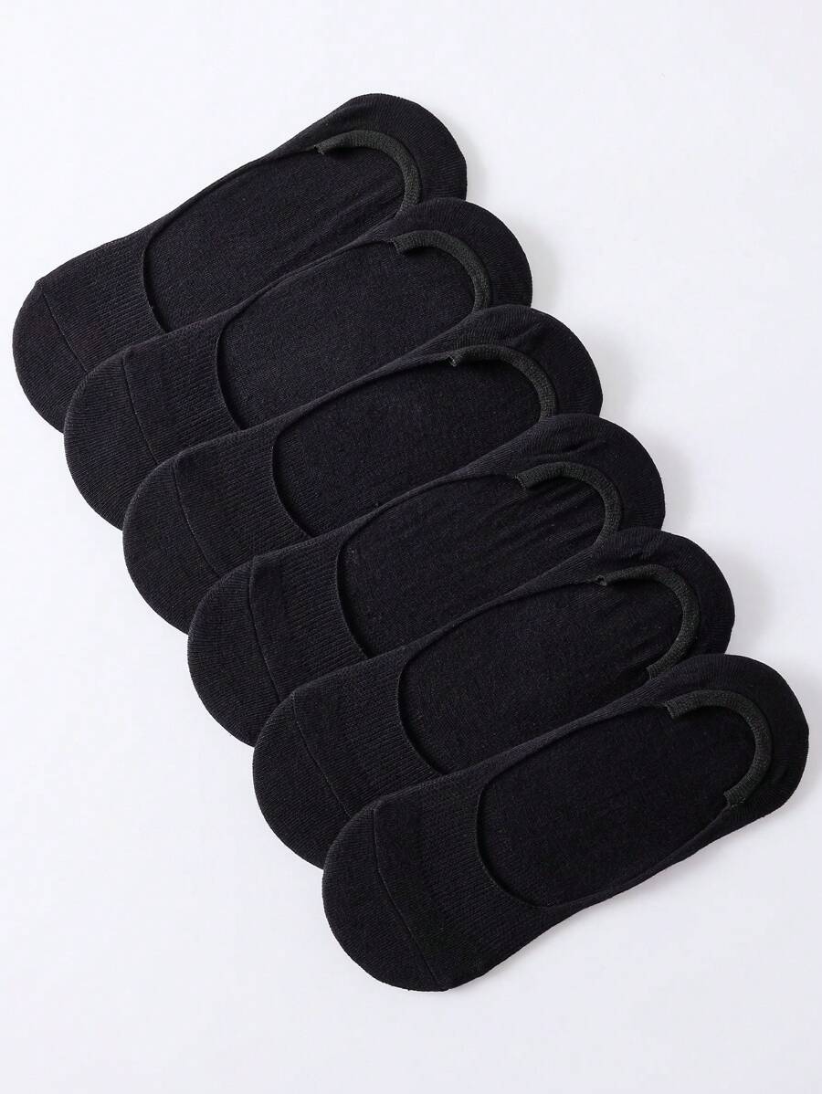 6pairs Solid Invisible Socks | SHEIN USA