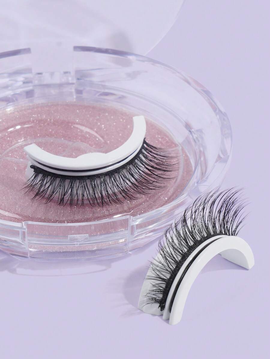 MAGEFY MAGEFY A Pair Of Natural Full False Eyelashes,Self-Adhesive ...
