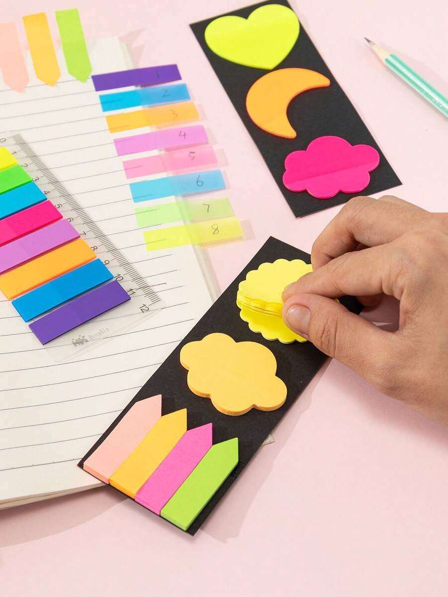 3 Sets Of Style Creative Sticky Notes, Simple And Convenient, Can Be ...