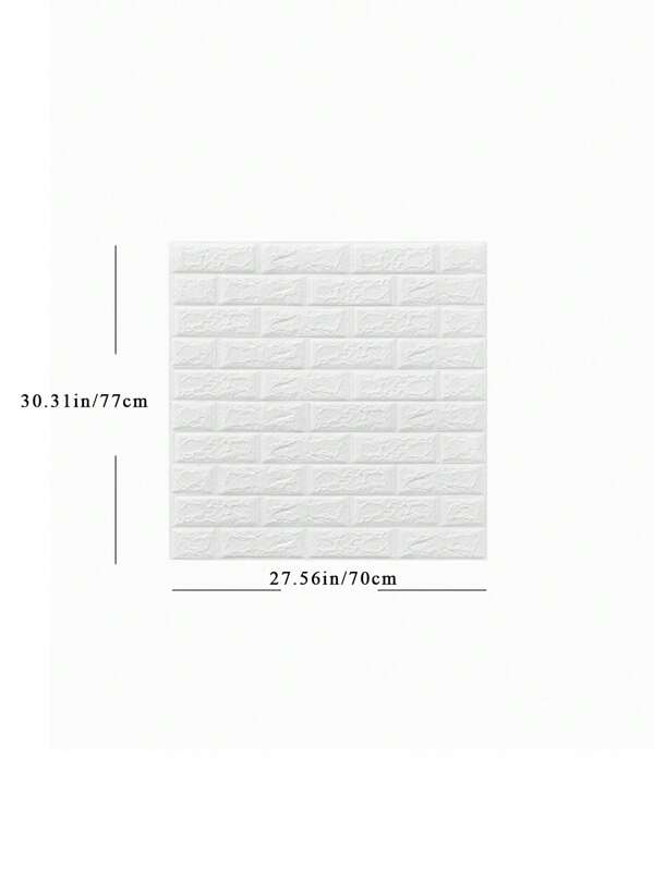 1 st 3D Baksteen Patroon Behang | SHEIN Nederland