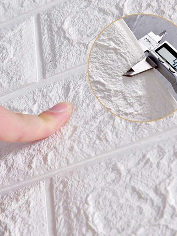 1 st 3D Baksteen Patroon Behang | SHEIN Nederland