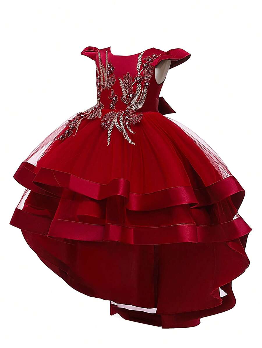 Elegant Evening Dress/fancy Dress For Tween Girls With Train, Suitable ...