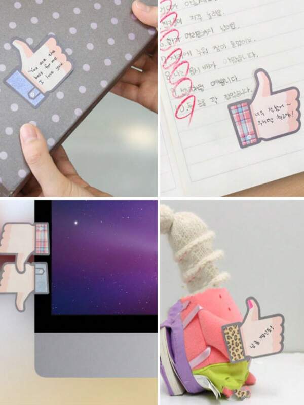 1pc Hand Shaped Sticky Note, Cute Multi-purpose Easy To Post Writable ...