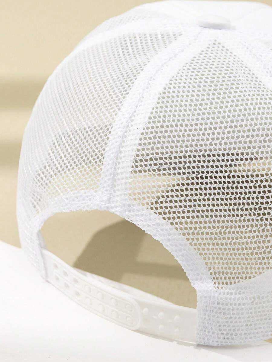 1pc Unisex Couple Style Coconut Tree Mesh Trucker Driver Baseball Cap ...