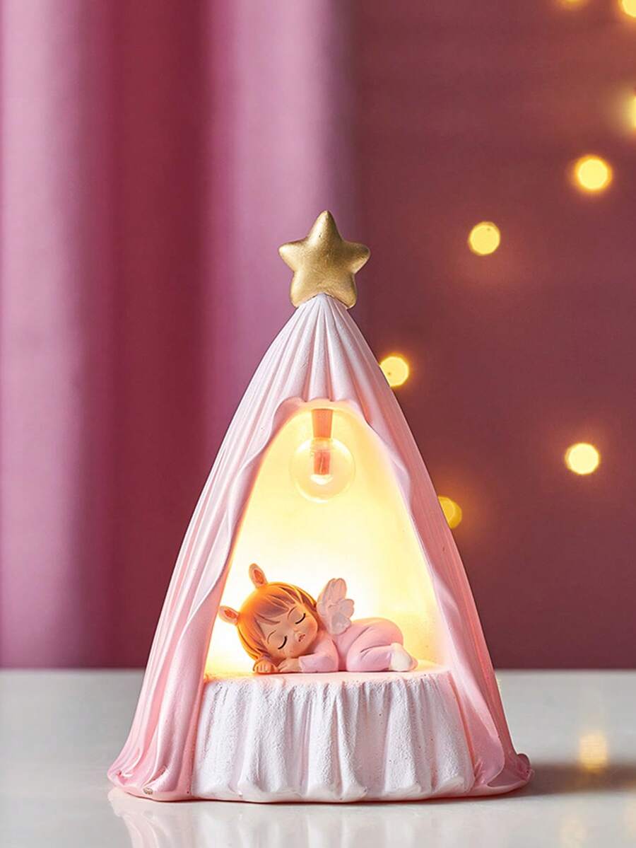 1pc Polyresin Decoration Object, Cartoon Figure & Bed Design Decoration ...