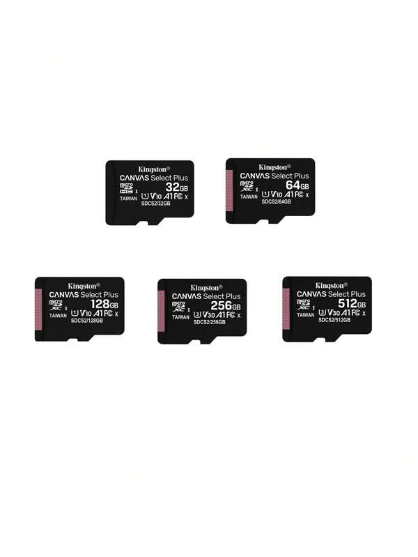 Kingston 1pc SDCS2 micro sd card 32GB/ 64GB/128GB/256GB/512GB A1 U3 ...