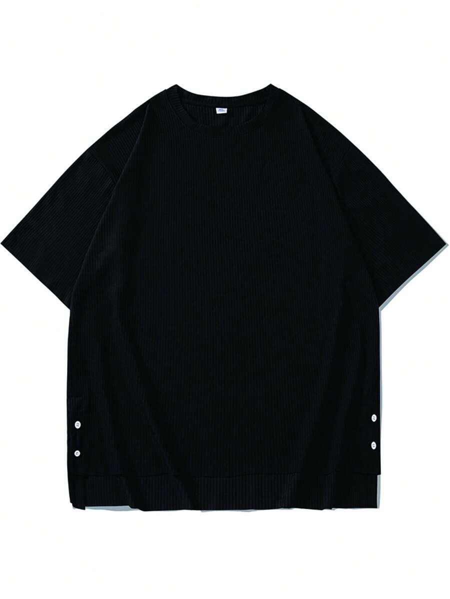 Men Solid Round Neck Tee | SHEIN USA