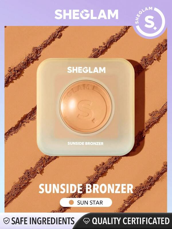 SHEGLAM Sunside Bronzer-Sun Star Powder Contour Long Wear Evenly ...