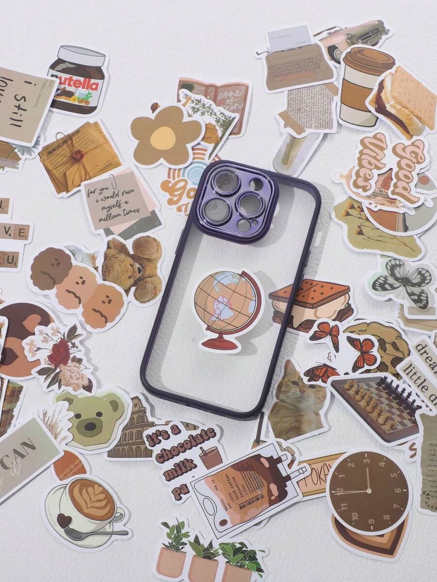 50pcs Mixed Pattern Assorted Sticker, Cute Multi-purpose Sticker For ...