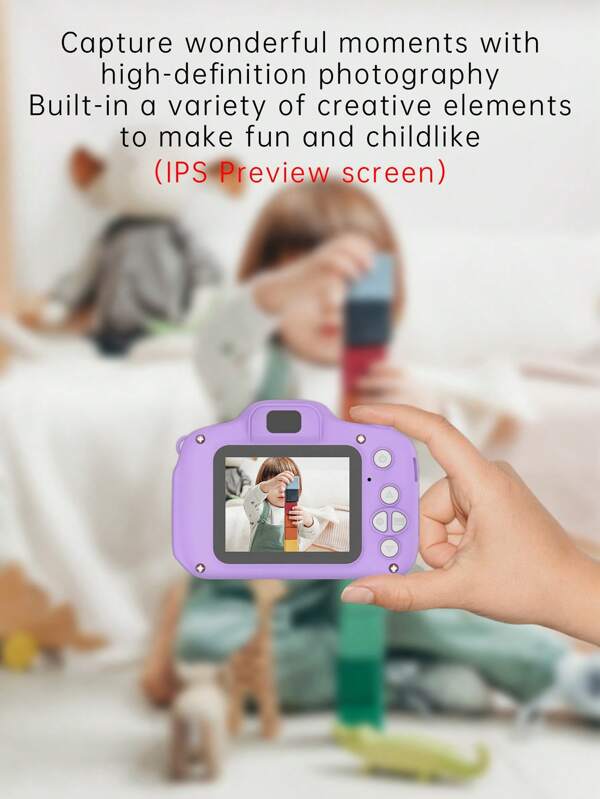 1080P mini portable digital camera, color toy rechargeable camera with ...