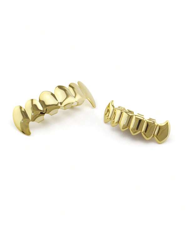 1set/2pcs Men's Copper Teeth Braces | SHEIN USA