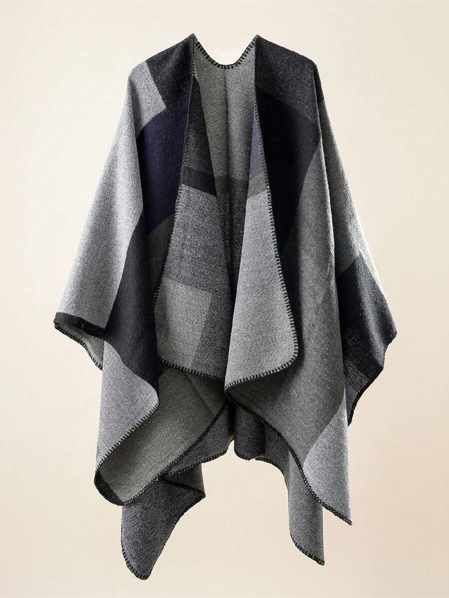 Plaid Pattern Shawl | SHEIN USA
