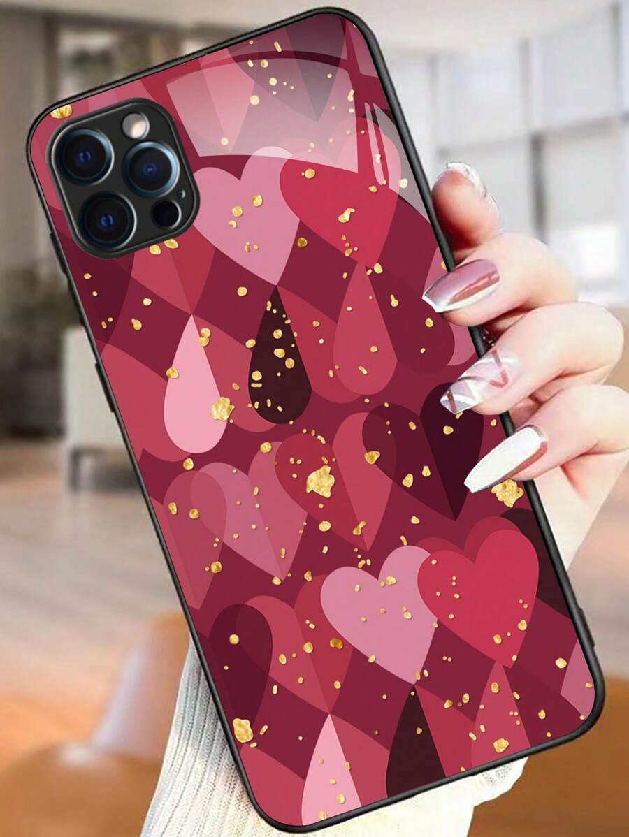Heart Pattern Phone Case | SHEIN USA