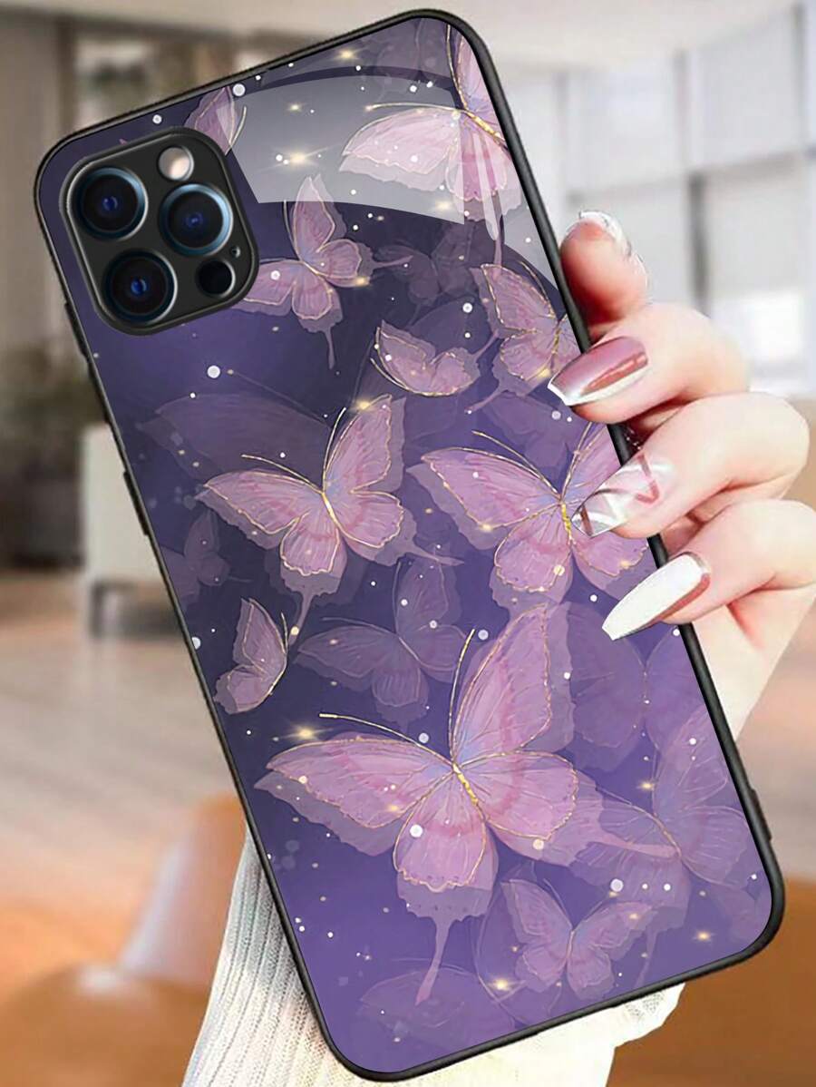Butterfly Pattern Phone Case | SHEIN USA