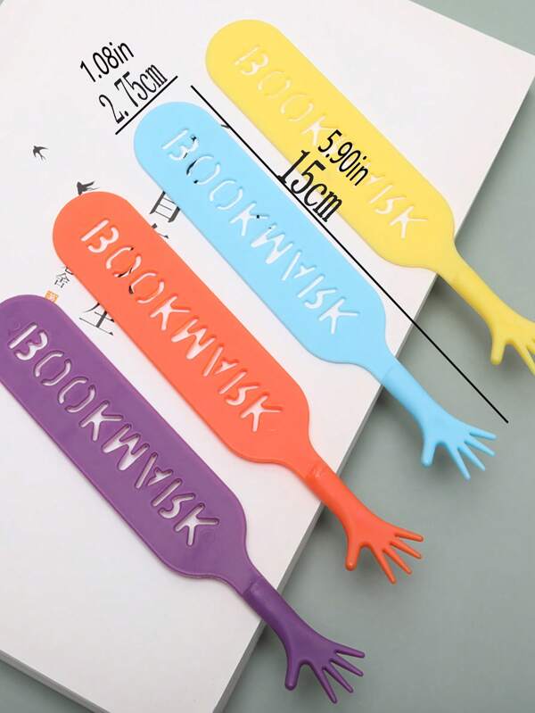 4pcs Hand Design Random Bookmark | SHEIN USA