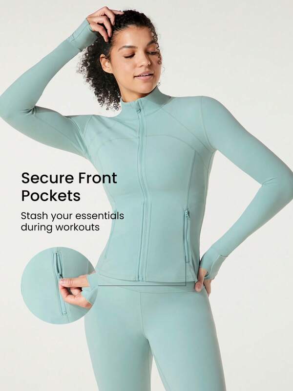 GLOWMODE FeatherFit™ Streamline Performance Jacket | SHEIN South Africa