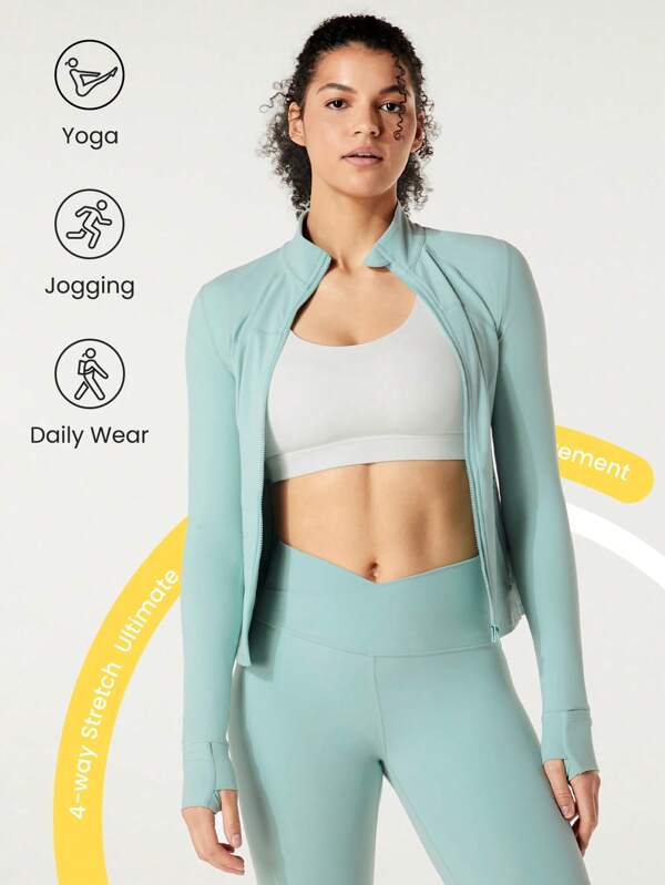 GLOWMODE FeatherFit™ Streamline Performance Jacket | SHEIN South Africa