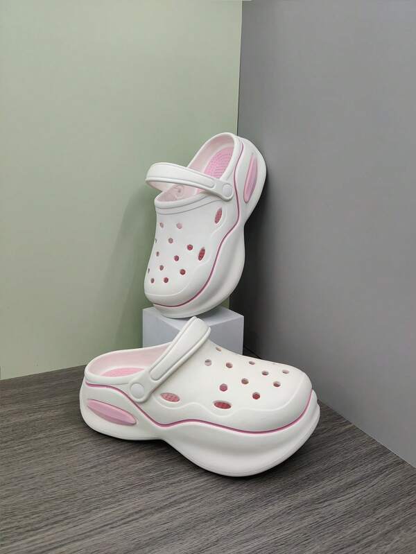 Women Hollow Out Vented Clogs, EVA Slingback Fashion Clogs Summer ...