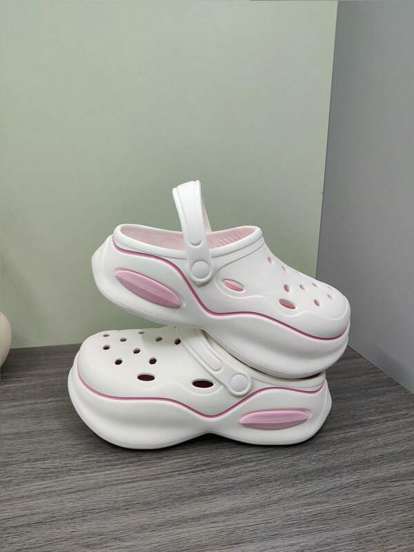 Women Hollow Out Vented Clogs, EVA Slingback Fashion Clogs Summer ...