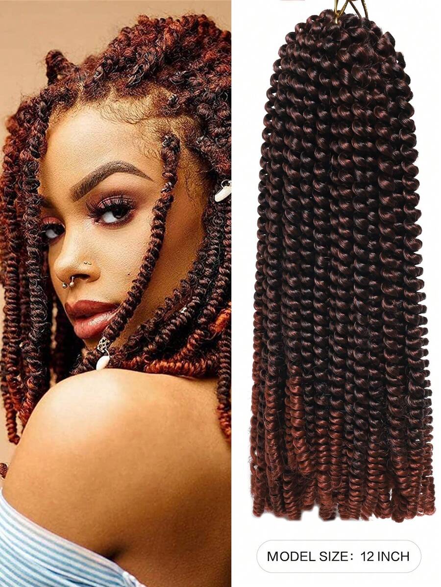 1Pack Spring Twist Crochet Braids Hair for Butterfly Locs, Bomb Twist ...