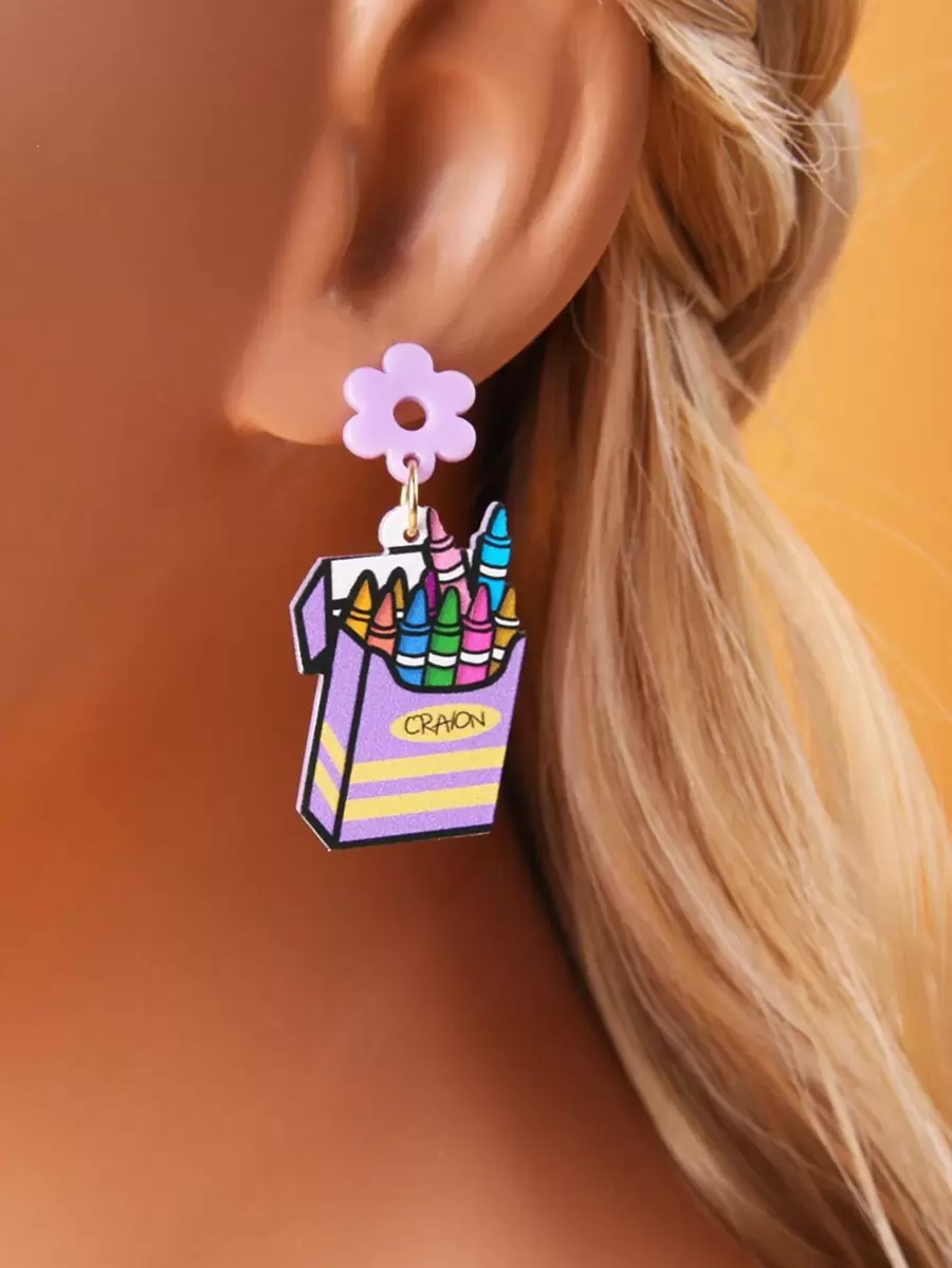 Crayon Drop Earrings | SHEIN USA