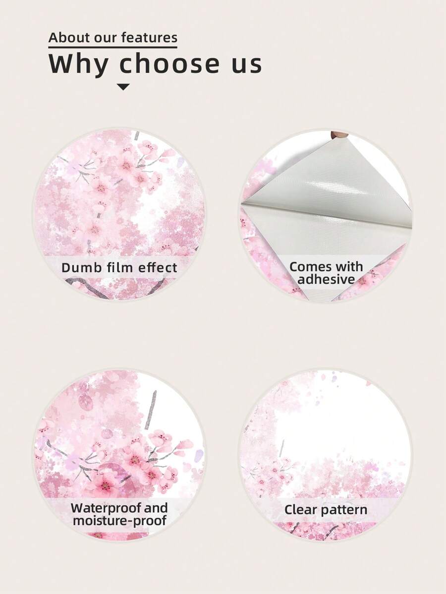 2pcs Floral Pattern Laptop Protective Sticker | SHEIN USA