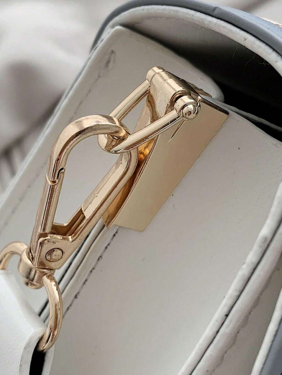 Fashionable bag for women, versatile new crossbody bag, casual, contrasting color, small square ...