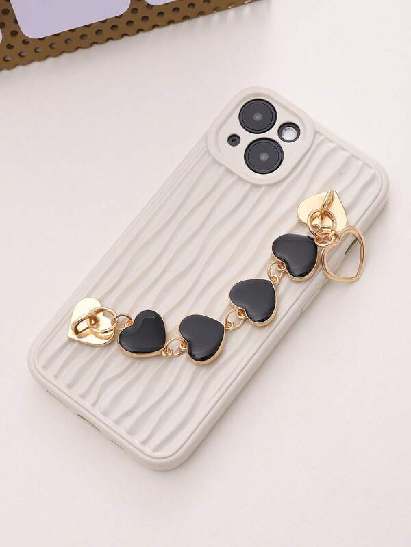 Heart Design Phone Hand Strap | SHEIN USA