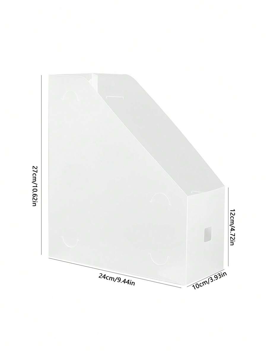 1pc Clear Book Storage Box, Simple Multi-purpose Storage Box For Office ...