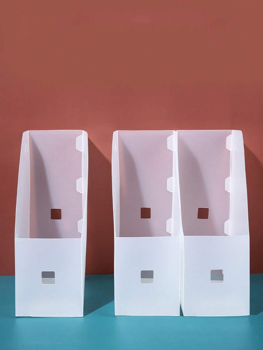 1pc Clear Book Storage Box, Simple Multi-purpose Storage Box For Office ...