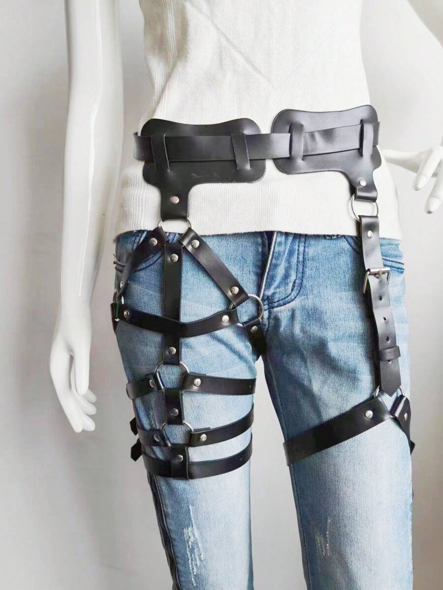Studded Decor Leg Harness | SHEIN USA