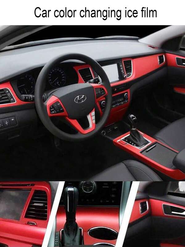 1pc 30 X 100cm Solid Car Color Change Film | SHEIN USA