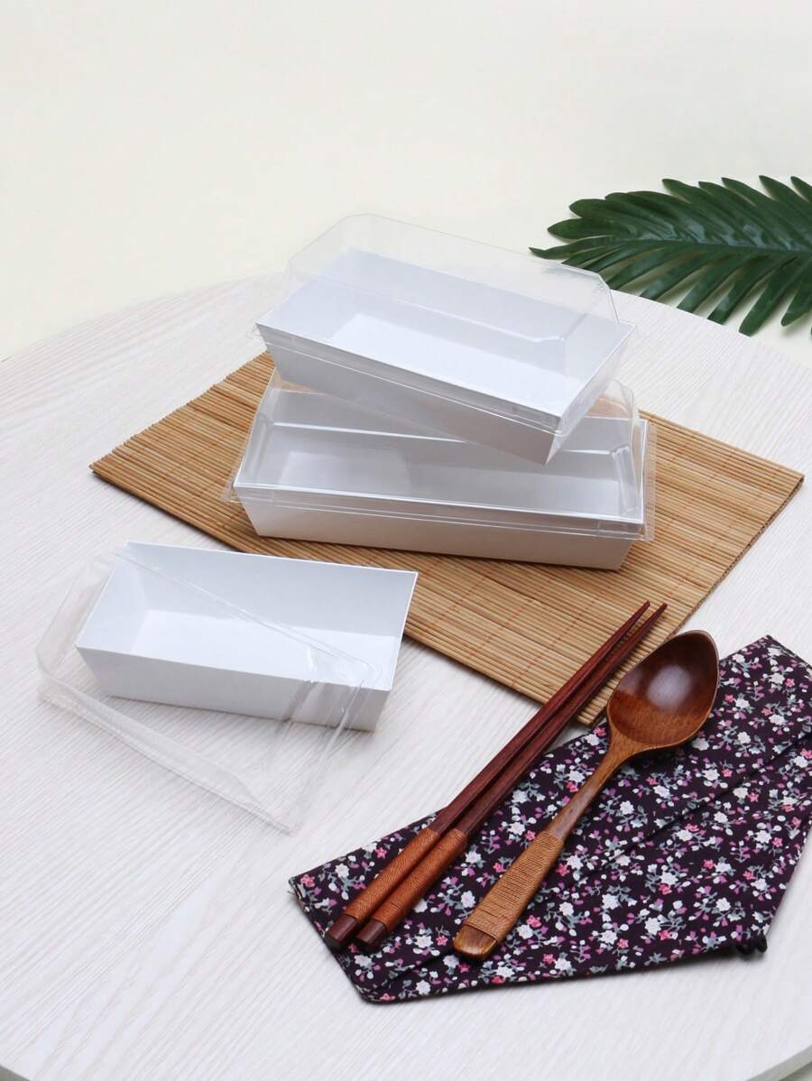 10pcs Dessert Box, White Paper Cake Packaging Box For Baking | SHEIN ASIA
