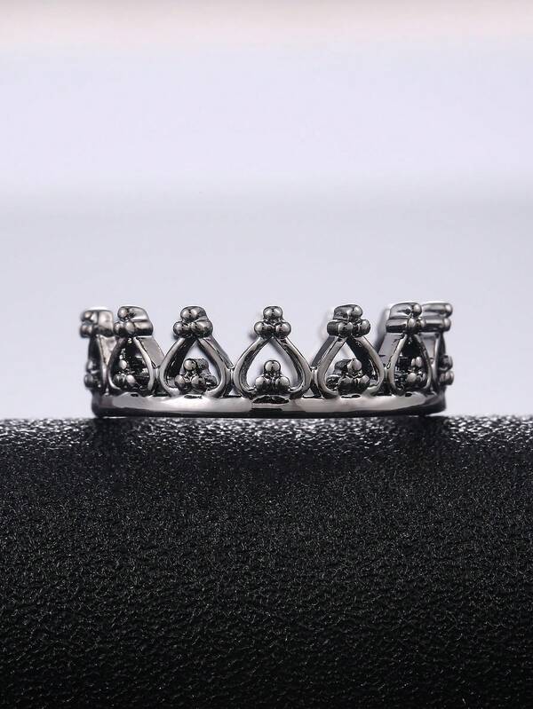1pc Fashionable Crown Design Ring For Women For Daily Decoration ...