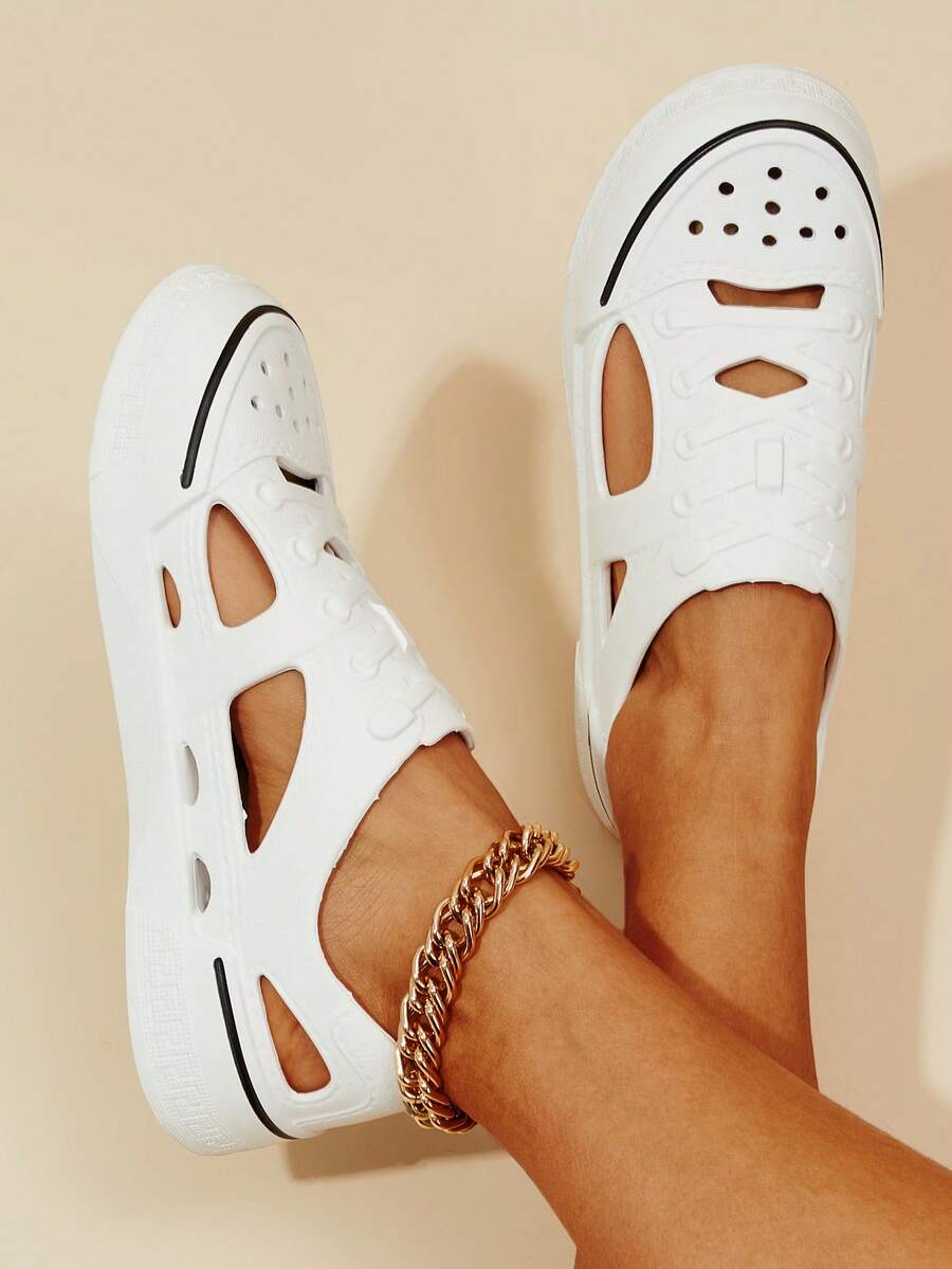 Women Cut Out Vented Clogs, Fashion Outdoor EVA Clogs | SHEIN USA