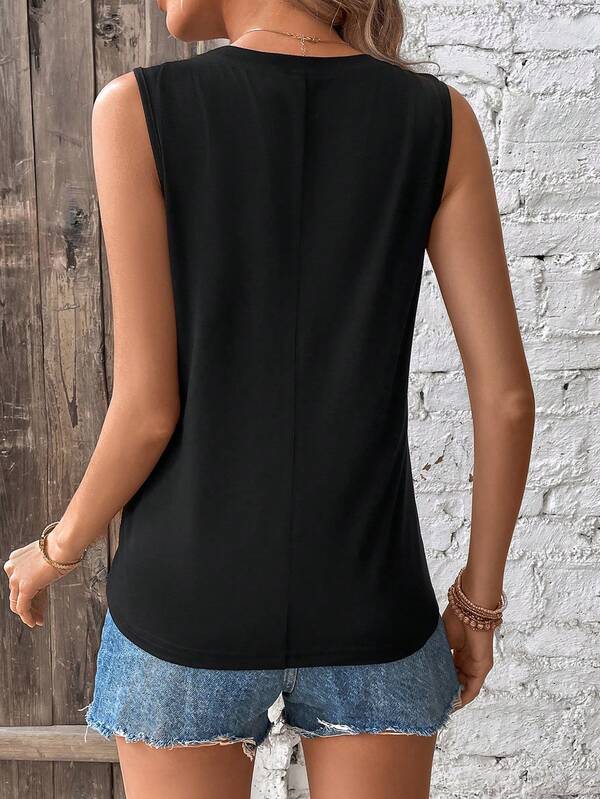 Cut Out Tank Top | SHEIN USA