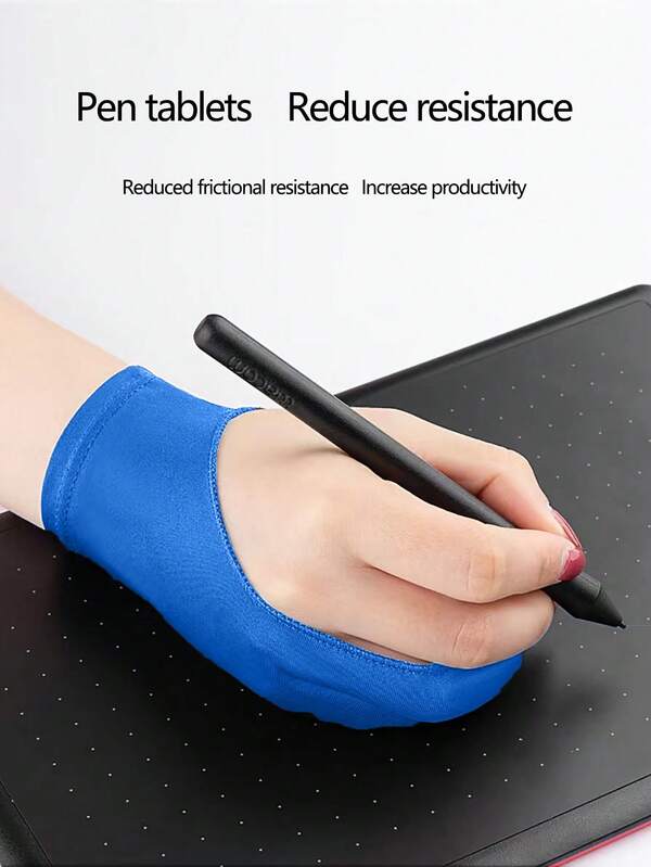 Tablet Drawing Sketching Two-finger Anti-mistouch Glove | SHEIN UK
